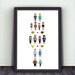 Custom Family Illustration Extended Family Portrait Family Gift Canvas ...