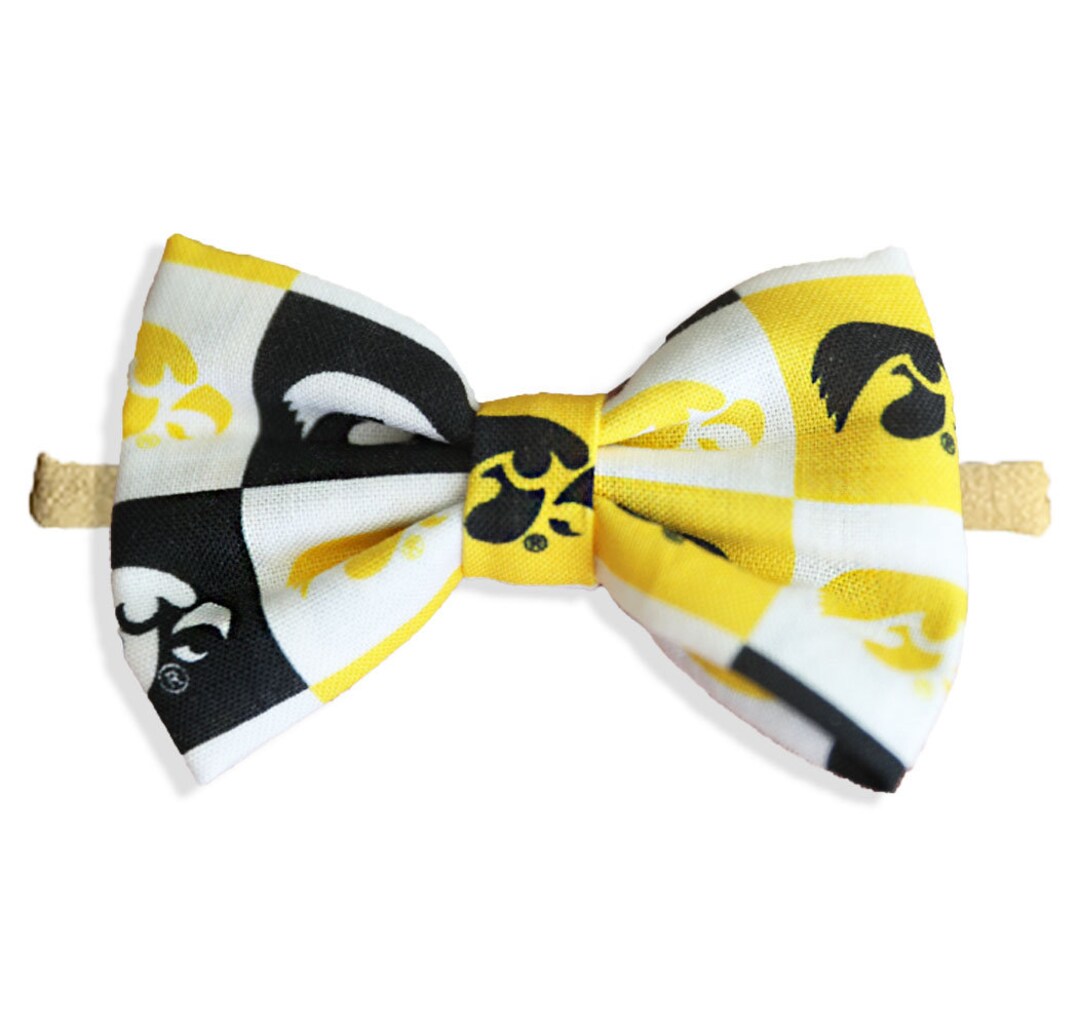 University of Iowa Hawkeyes Baby Girl Nylon Headband Bow Great for ...