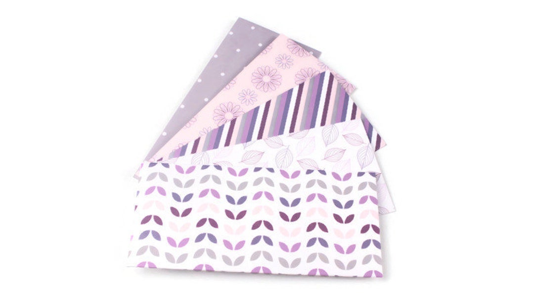 Shades of Purple Cash Envelopes, Money Envelopes, Handmade Envelopes ...
