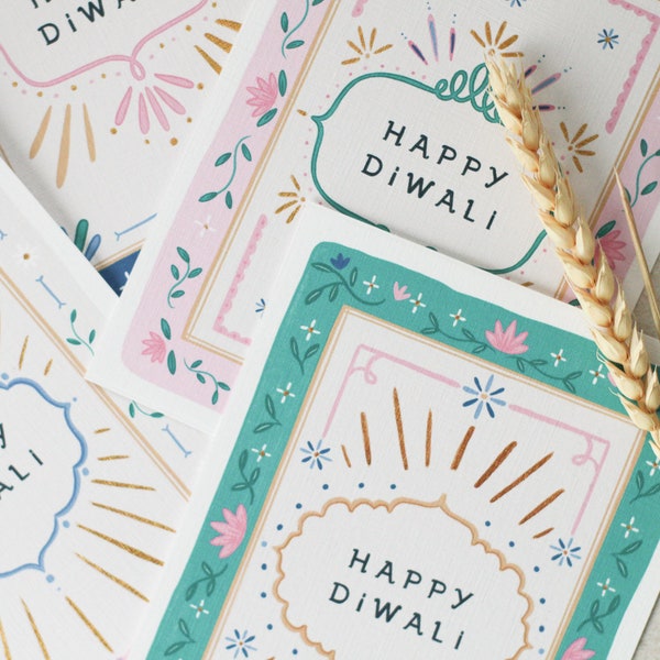 Diwali Card - Etsy