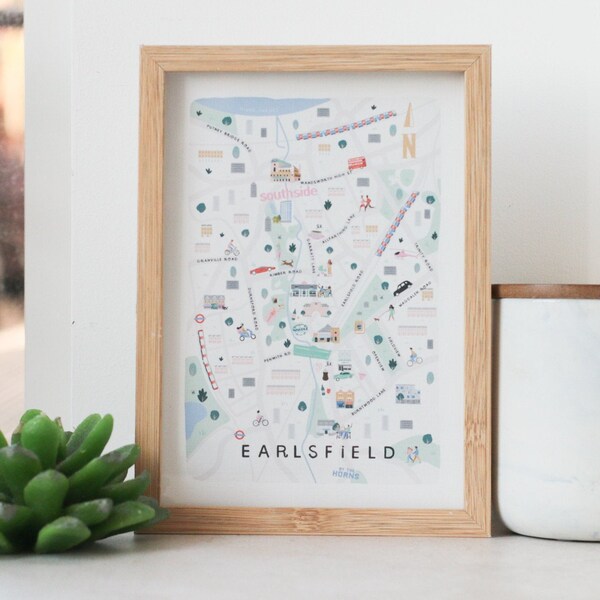 London Map Print - Etsy