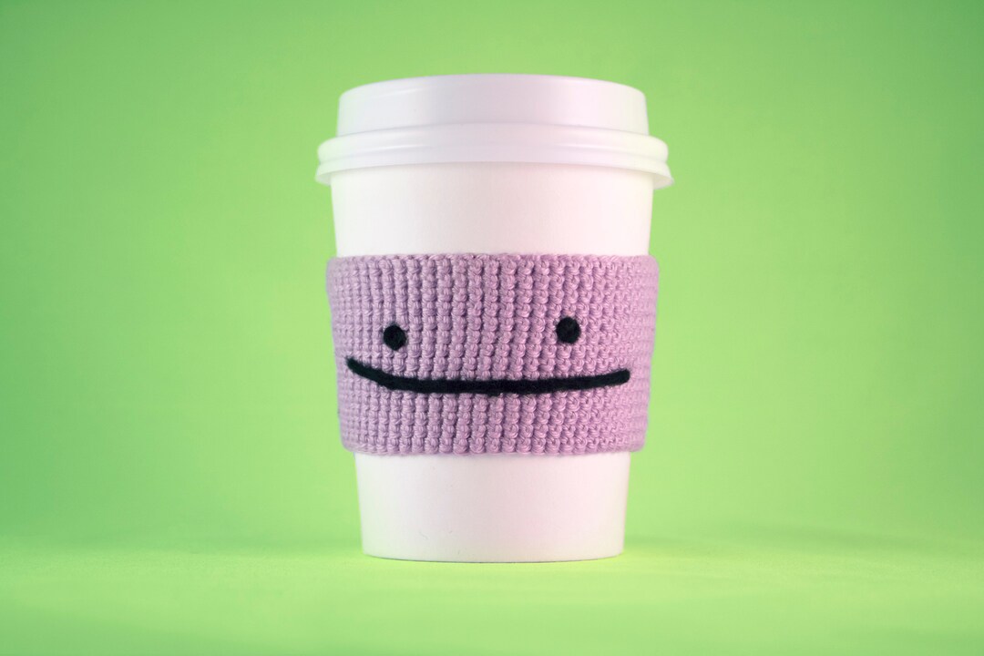 Pokémon Crocheted Ditto Cup Cozy - Etsy