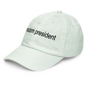 Madam President Dad Hat, Brat Hat, Neon Green Hat, Kamala for President ...