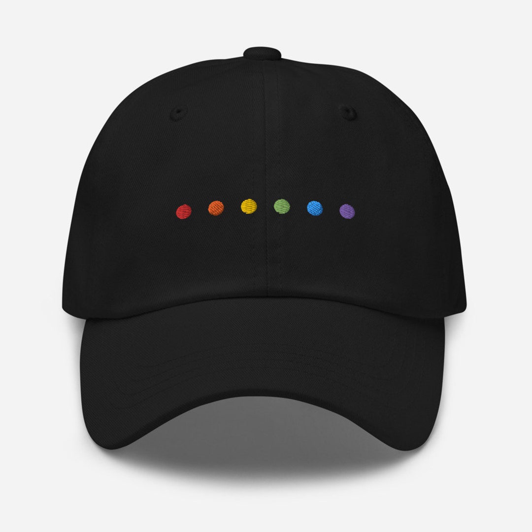 Rainbow Pride Flag Dat Hat | Embroidery Gay Pride Hat, Pride Flag Hat ...