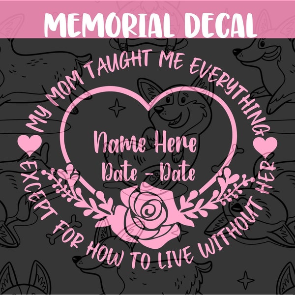 In Memory of Mom - Etsy