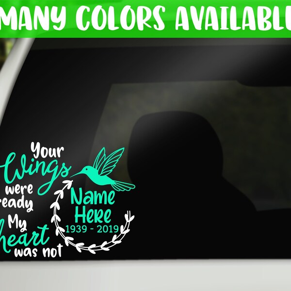 Mother Memorial Decal - Etsy