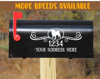 Custom Pug Mailbox - Etsy