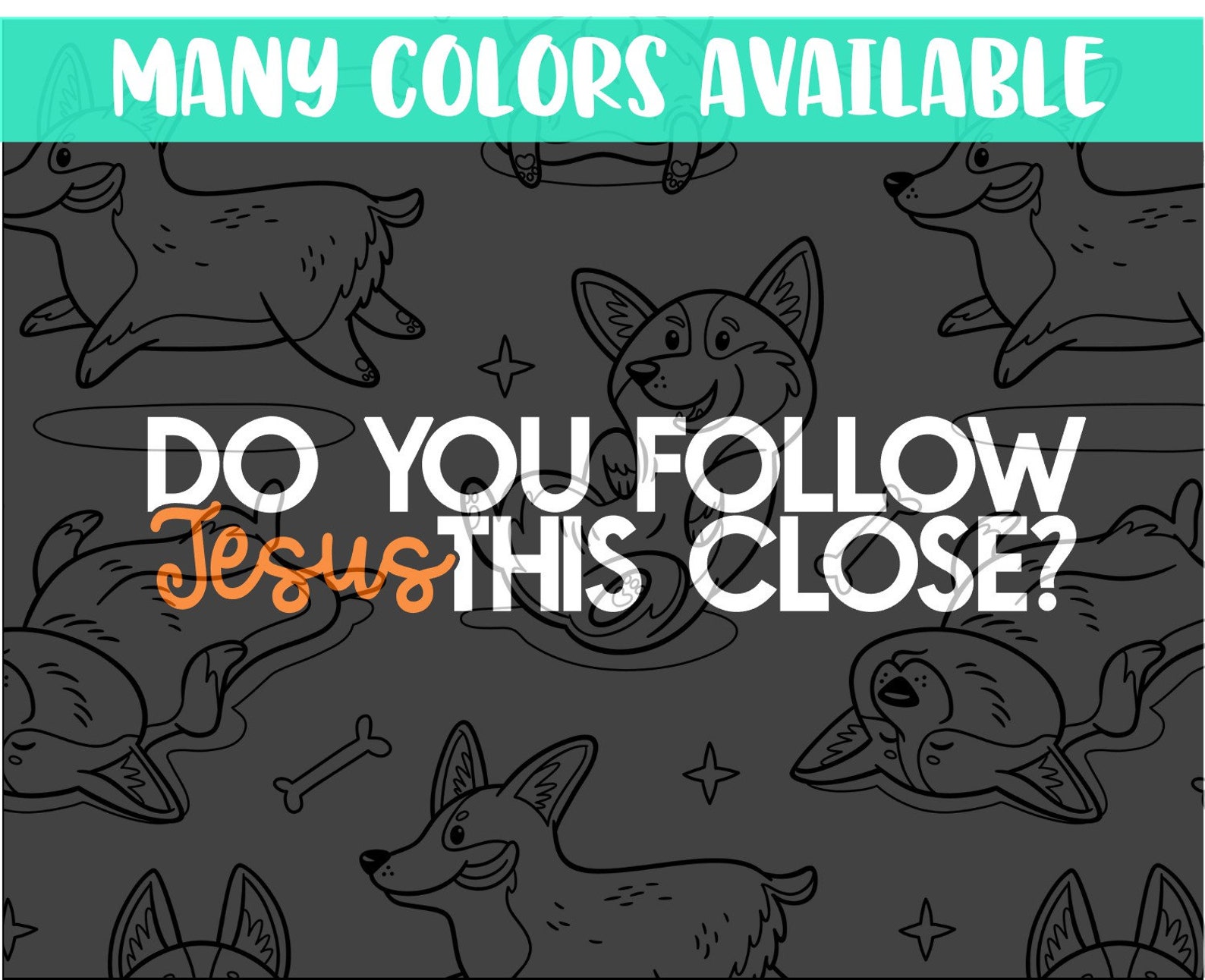 Do You Follow Jesus This Close Funny Sarcastic Back off Two | Etsy