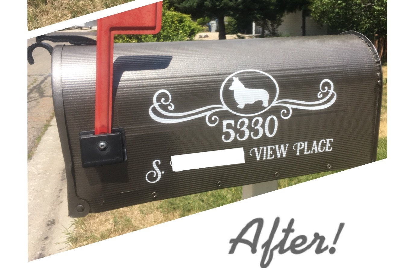 Beagle Dog Custom Mailbox Decoration With Personalized - Etsy