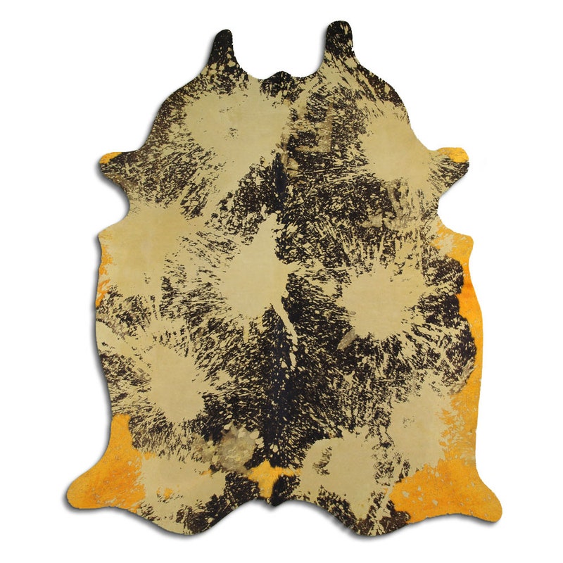 Acid Wash Cowhide Rug - Etsy