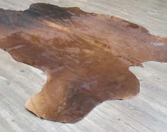 Large Cowhide Rug 100% Premium Hair-on Hide With Natural | Etsy