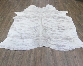 Large Cowhide Rug - Black With Camel Zebra Print Made With 100% Premium ...