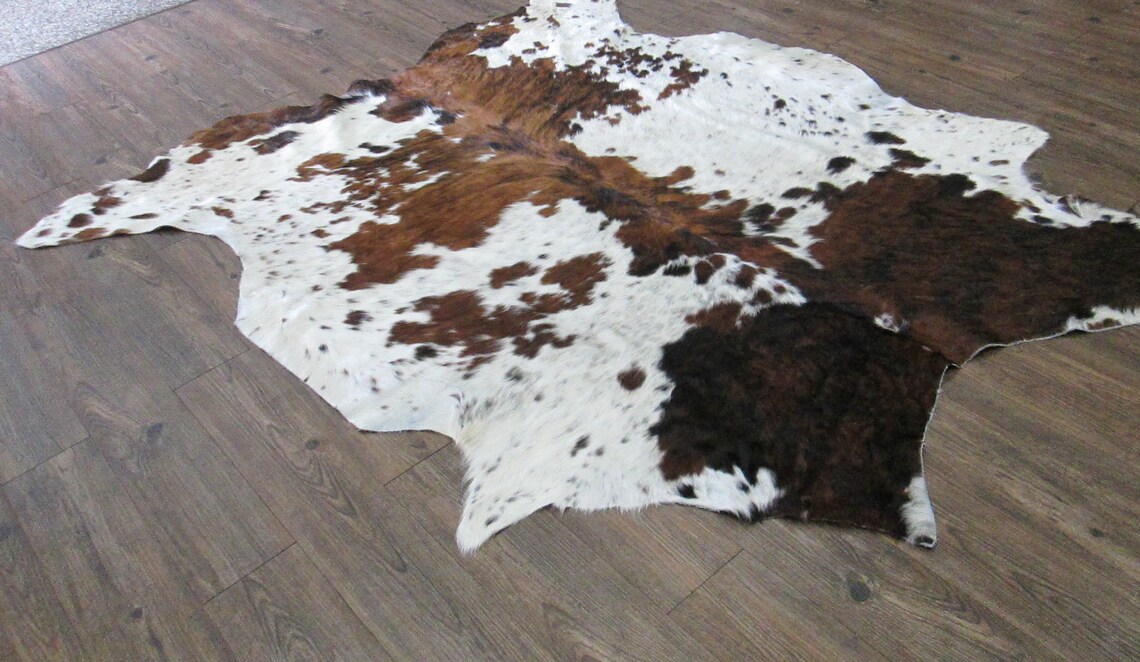 Large Cowhide Rug 100% Premium Hair-on Hide With Natural - Etsy
