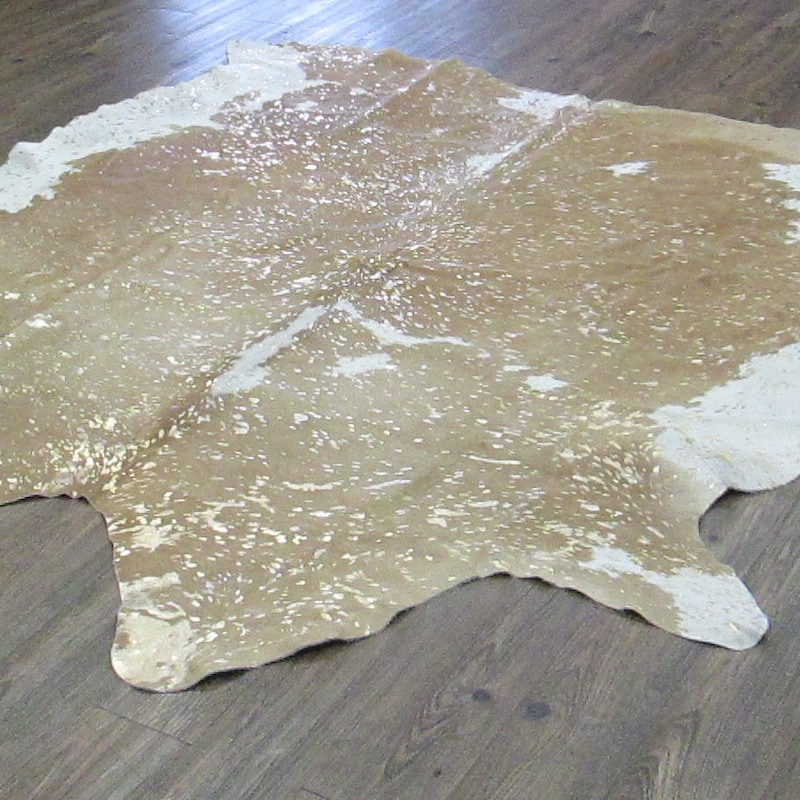 White Cowhide Rug - Etsy