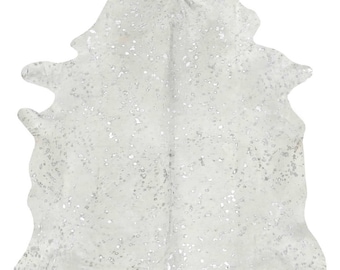 Large Cowhide Rug in Plain White Made With 100% Premium Hair-on Hide ...