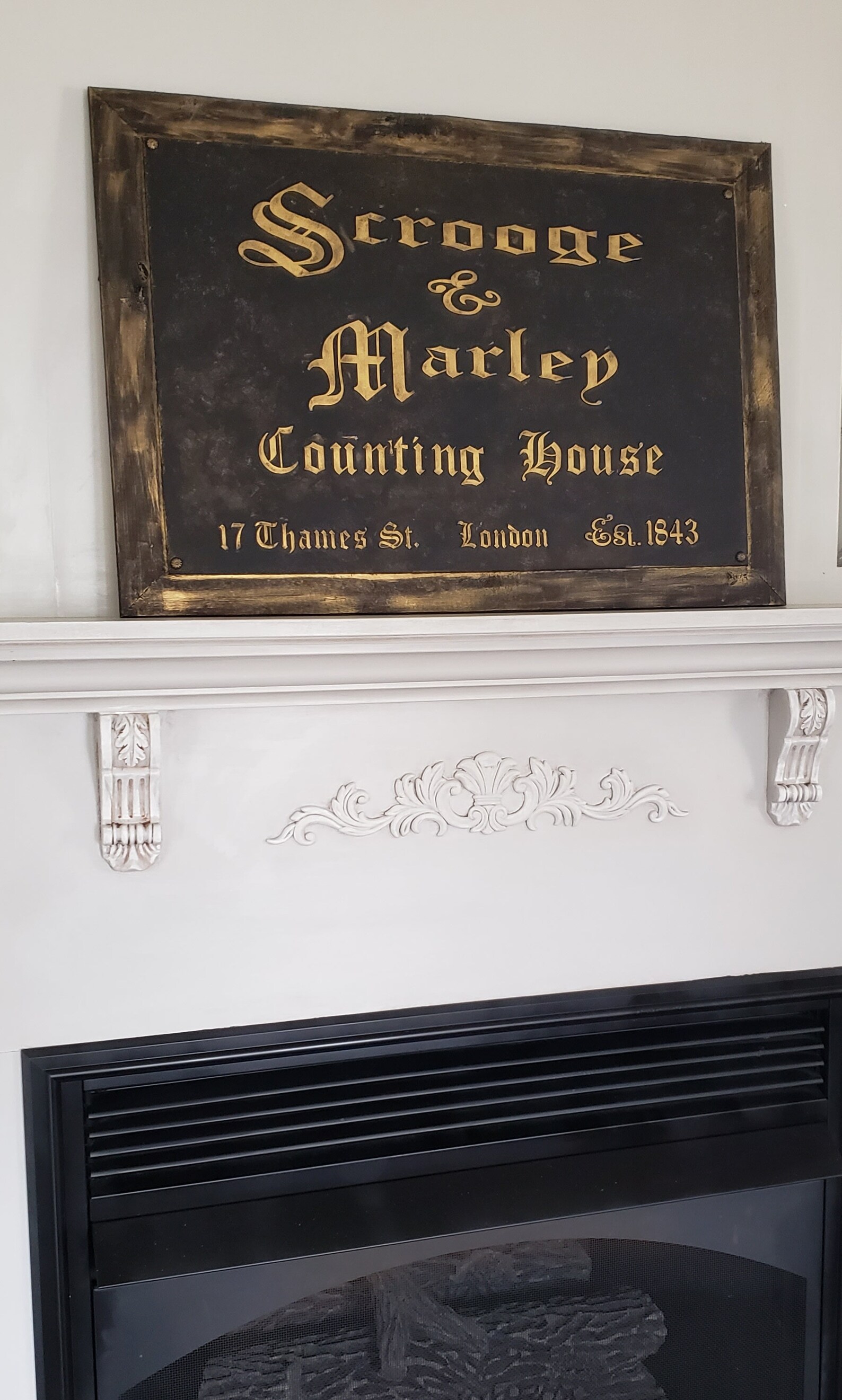 Scrooge & Marley Wall Sign - Etsy