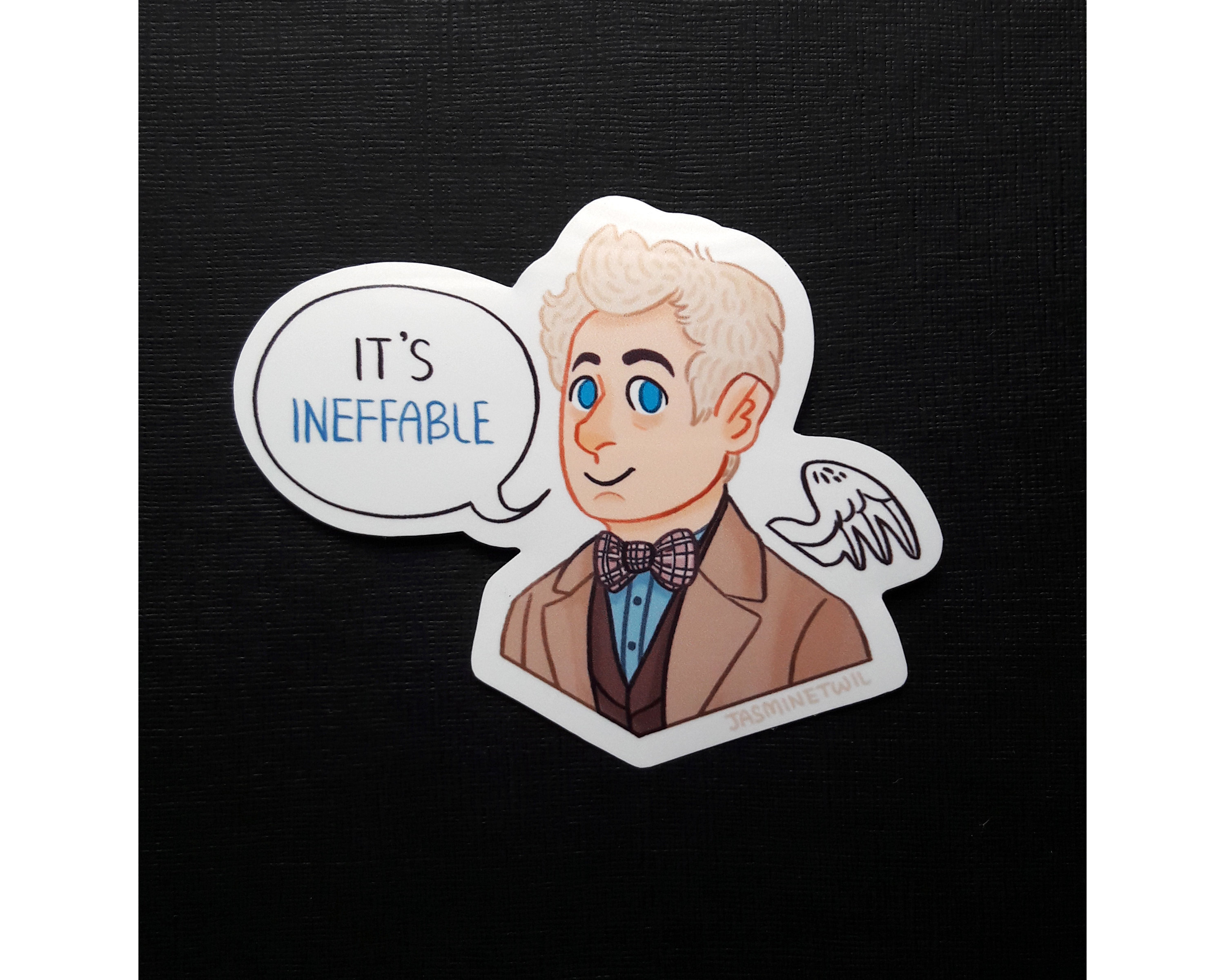 Good Omens Aziraphale and Crowley Quote Stickers | Etsy