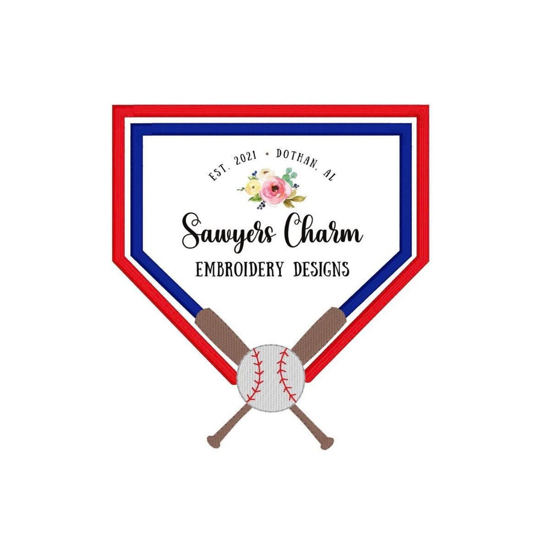 BUNDLE Baseball Bats/home Plate With & Without Bow Monogram - Etsy