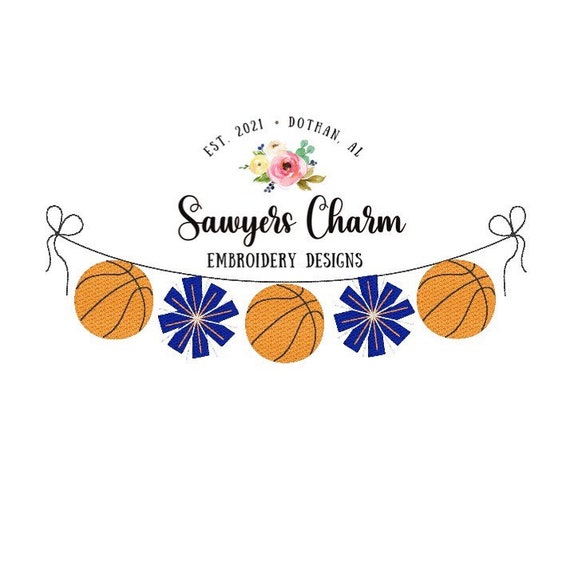 BUNDLE Sports Basketball/cheerleading Bunting Banner Sketch - Etsy