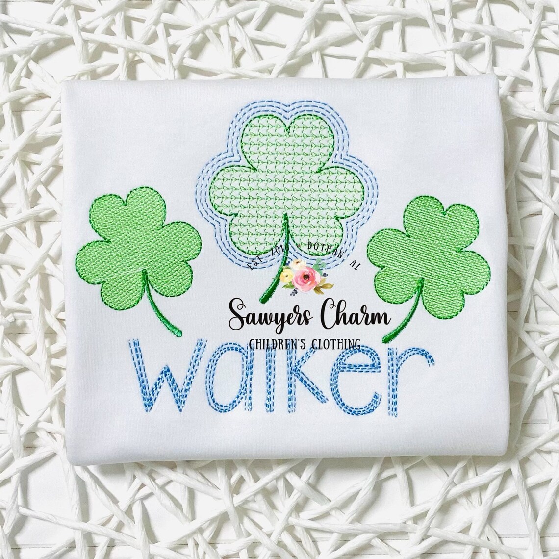 BUNDLE St. Patrick's Day Shamrock Clover Trio Machine Sketch Embroidery ...