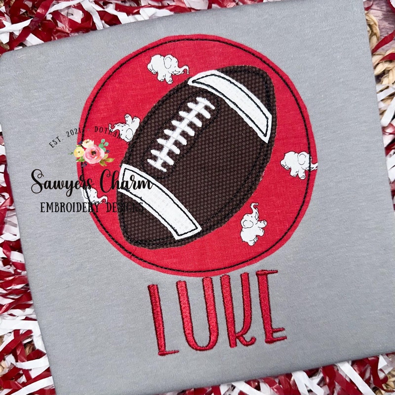 Football Applique - Etsy