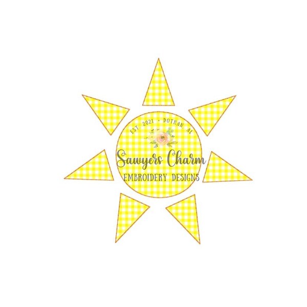Sunshine Applique - Etsy