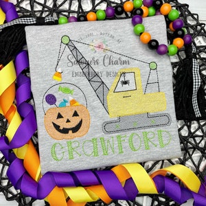 Halloween Crane Sketch Stitch Machine Embroidery Design, Quick Stitch ...