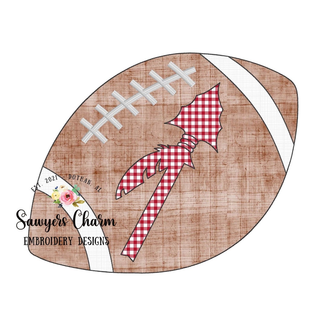 Sports Football Arrowhead, Spear, Seminole, Warriors Silhouette Bean ...