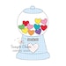 BUNDLE Heart Gumball Machine Zigzag & Bean Stitch Machine Applique ...