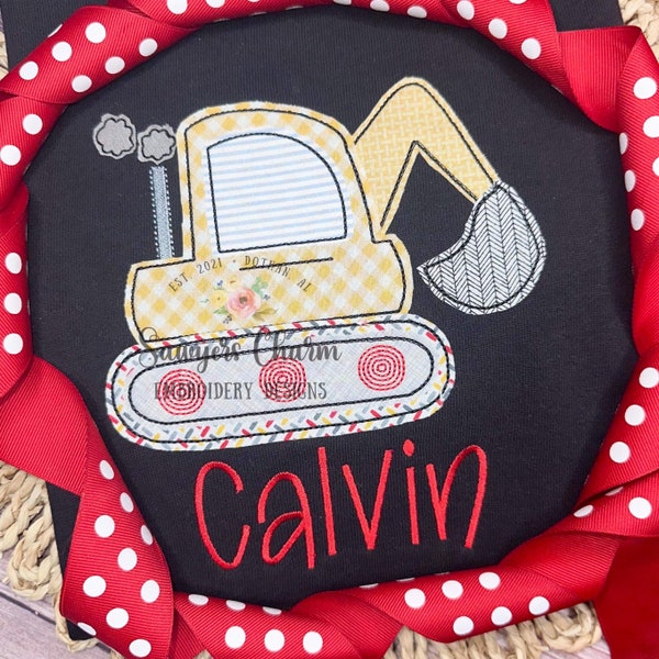 Digger Applique - Etsy