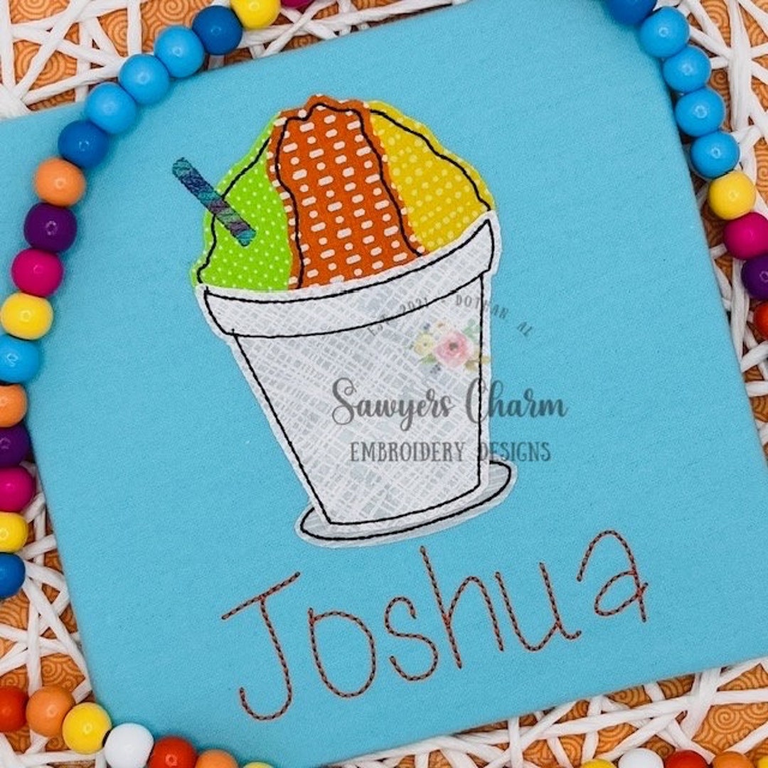 BUNDLE Snoball in Cup With Straw, With/without Bow Bean & Zigzag ...