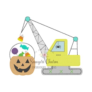 Halloween Crane Sketch Stitch Machine Embroidery Design, Quick Stitch ...