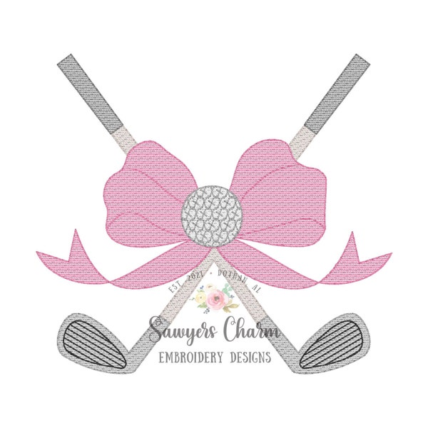 Golf Applique - Etsy