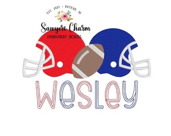 House Divided Football Helmet Sketch Embroidery Design - Etsy