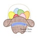 BUNDLE Cowboy Hat Easter Egg Basket Zigzag Stitch Machine Embroidery ...