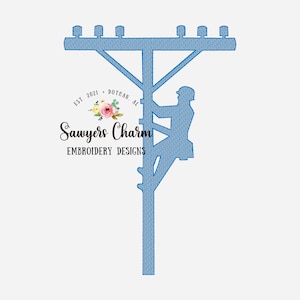 Lineman Embroidery - Etsy