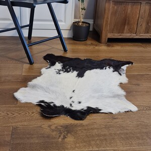 GOAT HIDE RUG - Goat Rug, Genuine Goat Skin Rug, Leather Rug Decor ...