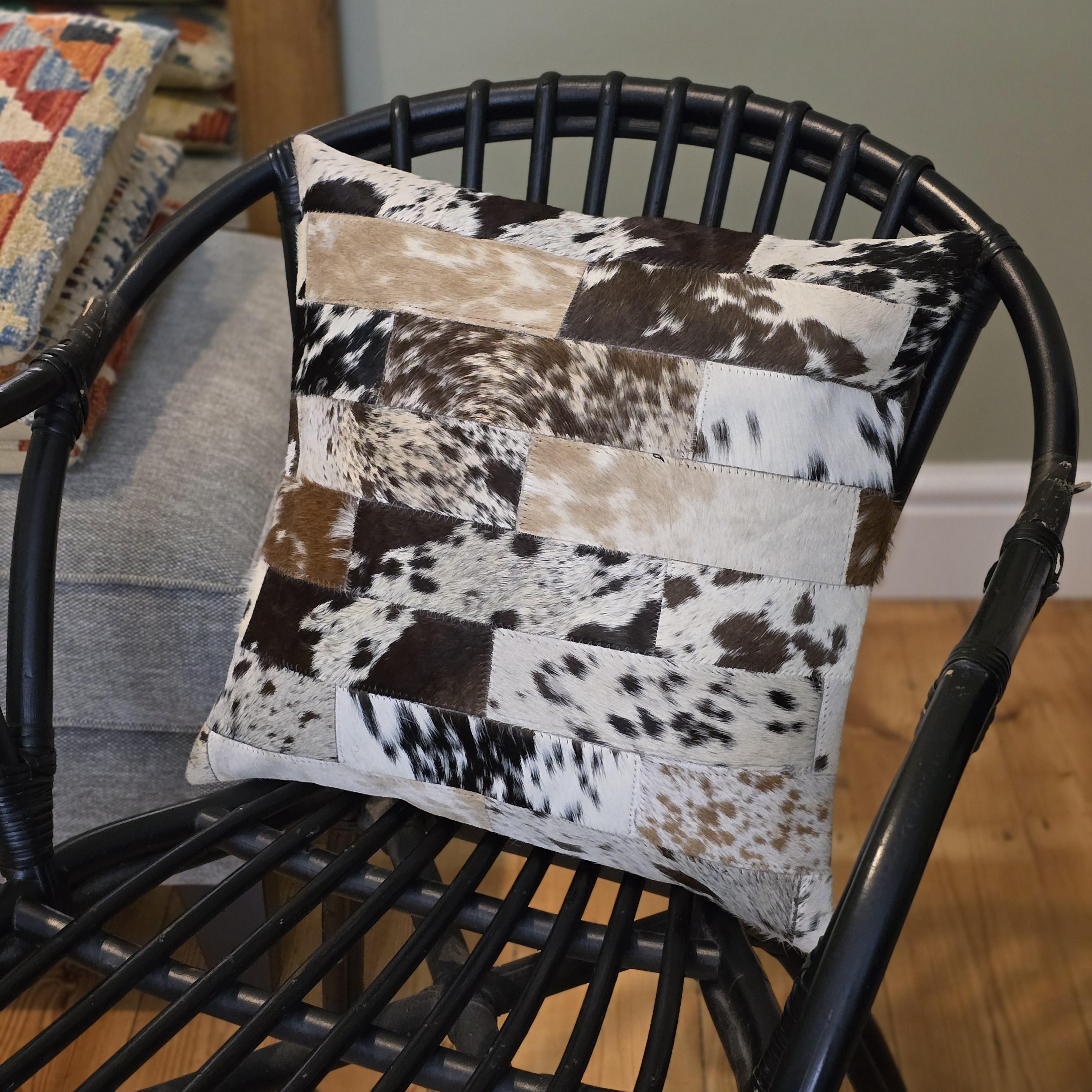 Take A Look About Cowhide Pillow Cover