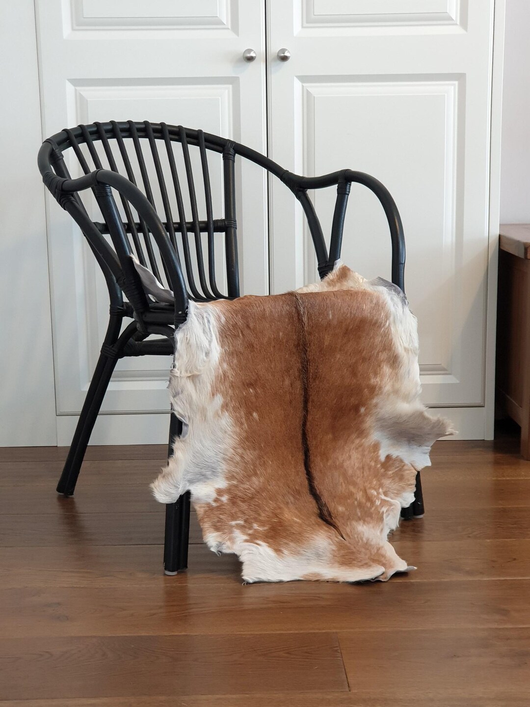 GOAT HIDE RUG Goat Rug, Genuine Goat Skin Rug, Leather Rug Decor, White ...