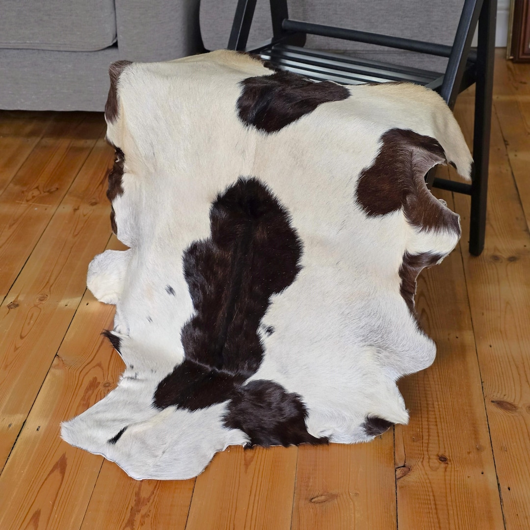 GOAT HIDE RUG - Goat Rug, Genuine Goat Skin Rug, Leather Rug Decor ...