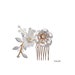 Ceramic Flower Combs Gold Comb Decorative Comb Bridal - Etsy