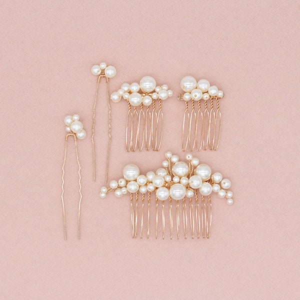 Pearl Hair Accessory - Etsy
