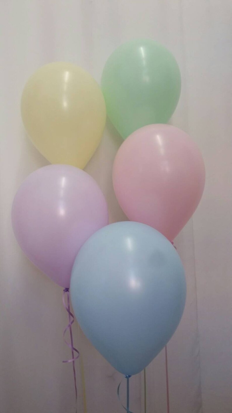 Matte Finish Pastel Balloons Pastel Balloons Matte Finish - Etsy