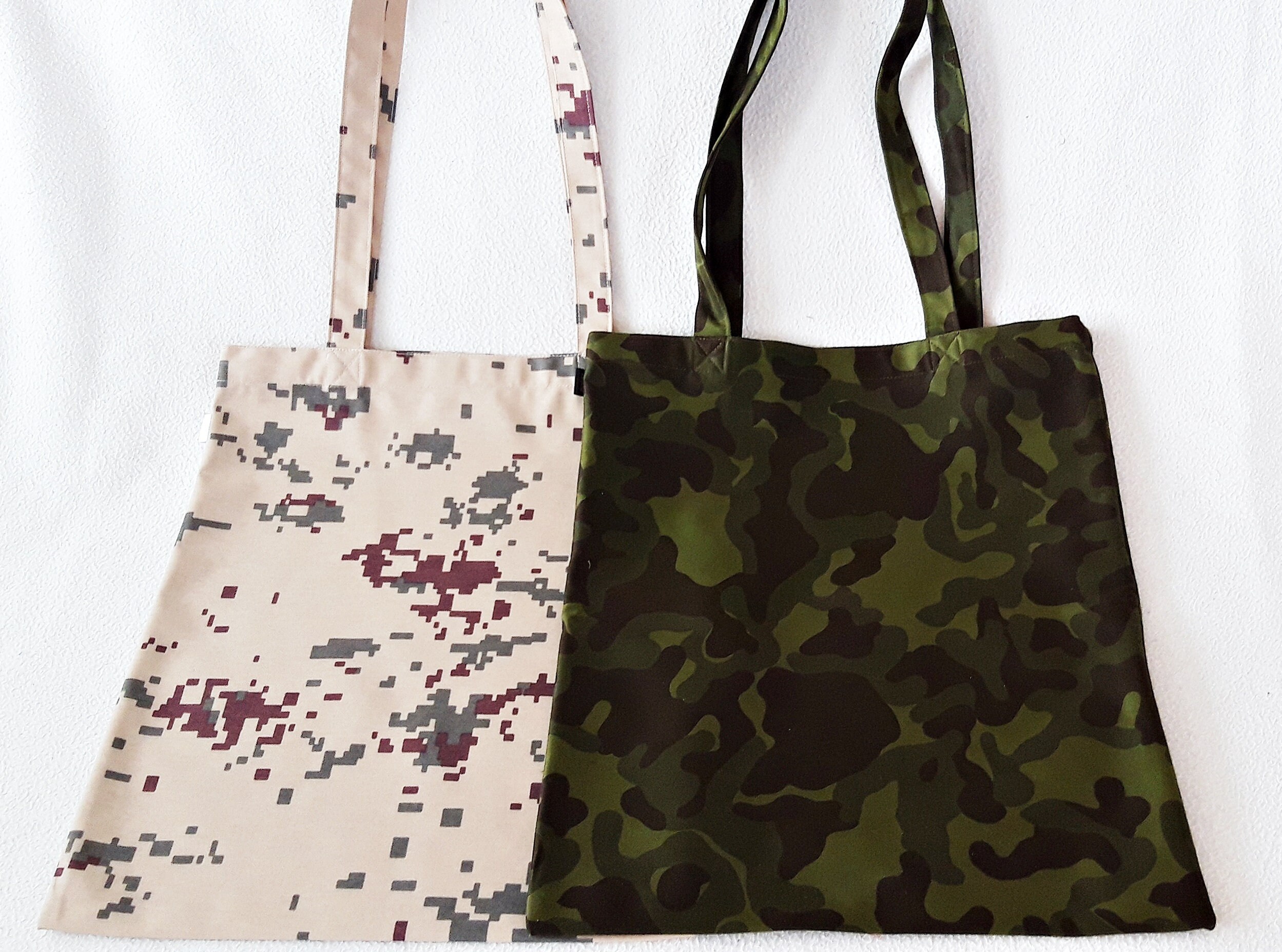 Camo Tote Bag Camouflage Shopping Bag Book Bag ECO Reusable - Etsy