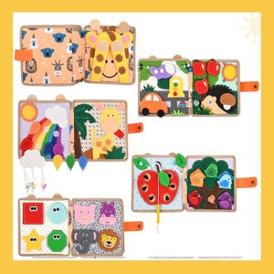Enchanted Forest Felt Book: Educational and Fun Activities for Little ...