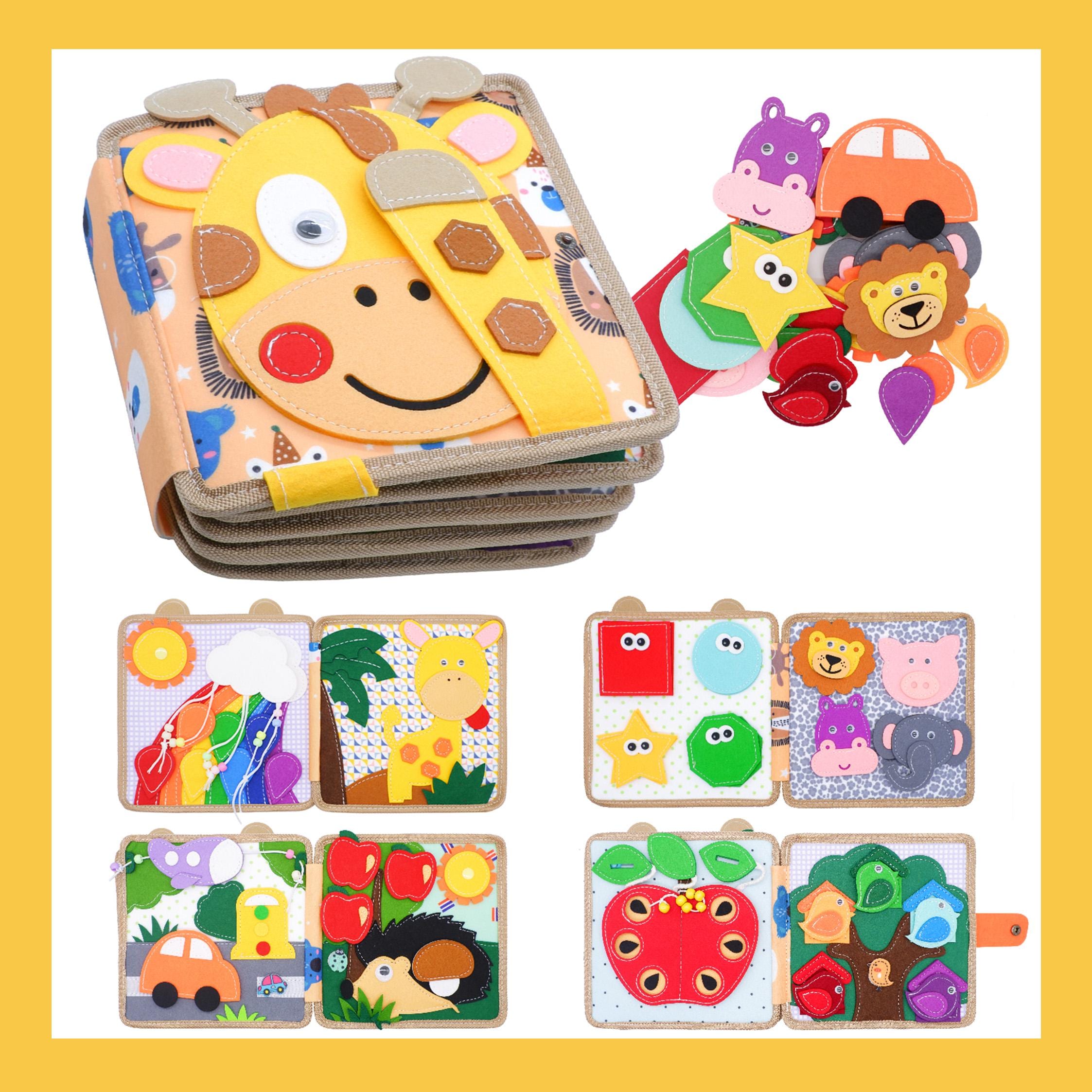 Enchanted Forest Felt Book: Educational and Fun Activities for Little ...