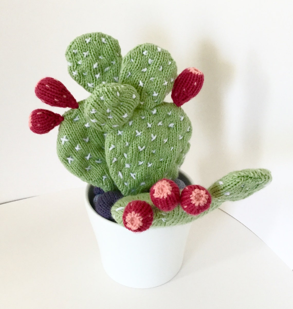 Knit Your Own Prickly Pear Cactus pdf Knitting Pattern | Etsy