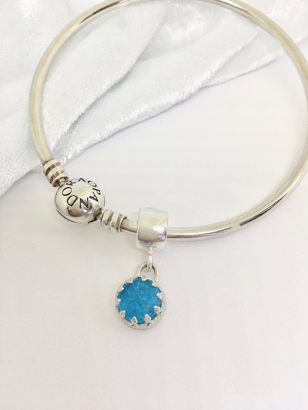 Ashes Charm, Ashes Into Glass, Ashes Bracelet Charm, Fits Pandora ...