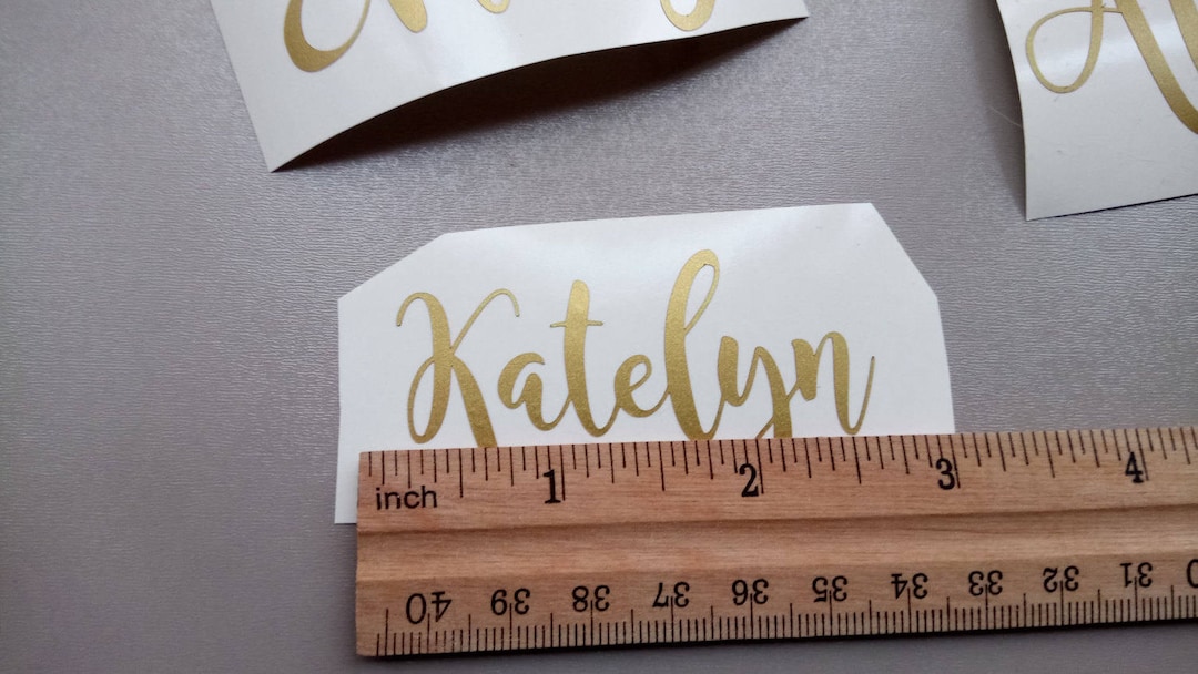 Custom Name Decal for Glass / DIY Decal. - Etsy