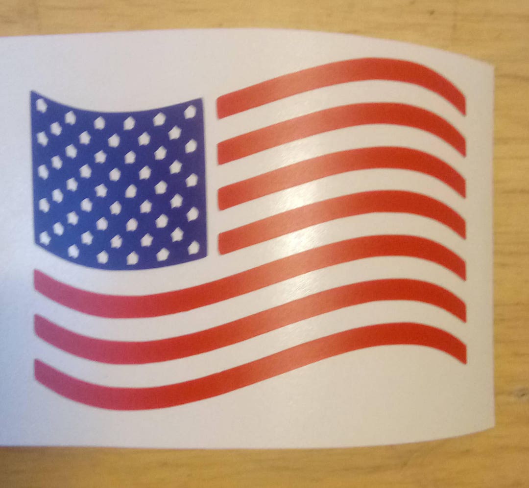 USA Flag Vinyl Decals Decal for YETI Car Decal United - Etsy